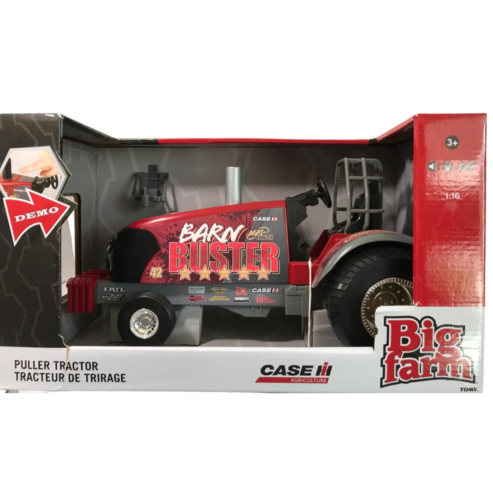 Big Farm Barn Buster Tractor: Sound & Lights, 1/16 Scale Replica - Etsy