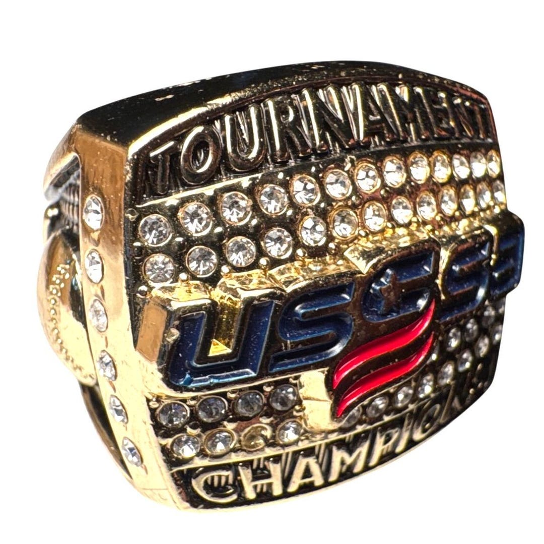 Baseball USSSA Tournament Champions Ring Size 11.5 Play Bat Ball - Etsy