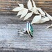 Polychrome Qingu Turquoise Sterling Silver Ring - Etsy