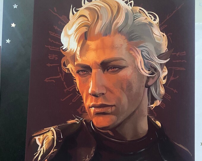 Astarion Baldur's Gate 3 Fanart Art Print - Etsy