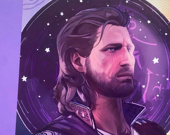 The Art of the Night Gale Dekarios Baldur's Gate 3 Fanart Print - Etsy
