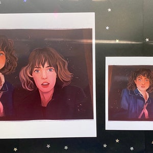 Robin Buckley and Nancy Wheeler Stranger Things Art Print - Etsy