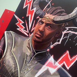 Wyll Ravengard Baldur's Gate 3 Fanart Print - Etsy