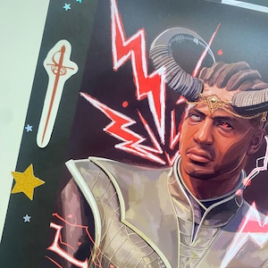 Wyll Ravengard - Baldur's Gate 3 Fanart Print - Etsy