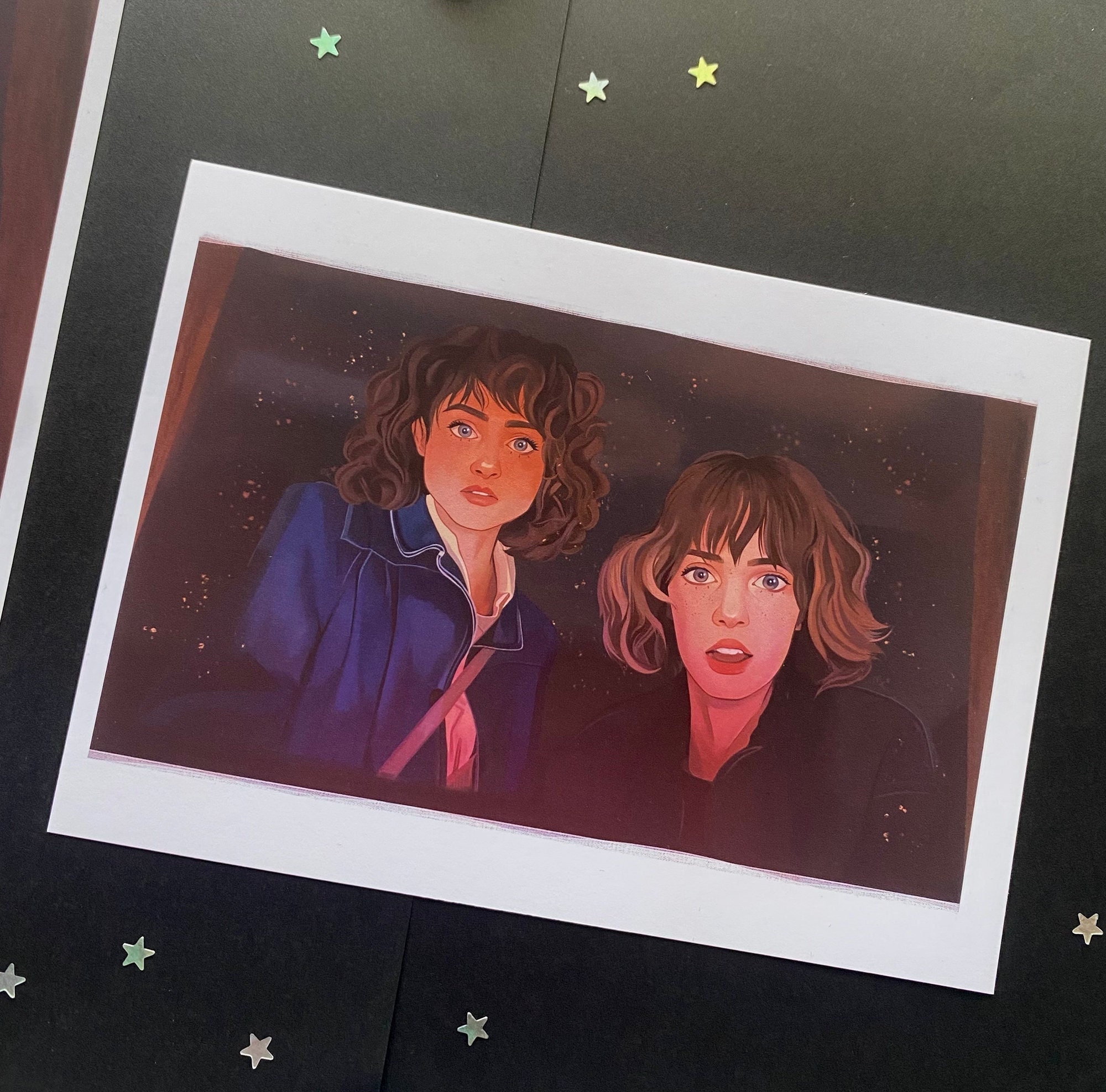 Robin Buckley and Nancy Wheeler Stranger Things Art Print - Etsy