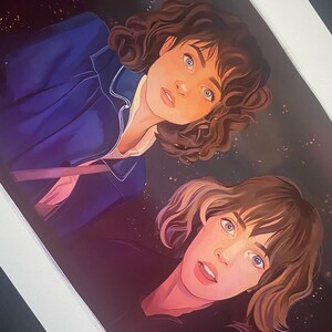 Robin Buckley and Nancy Wheeler Stranger Things Art Print - Etsy