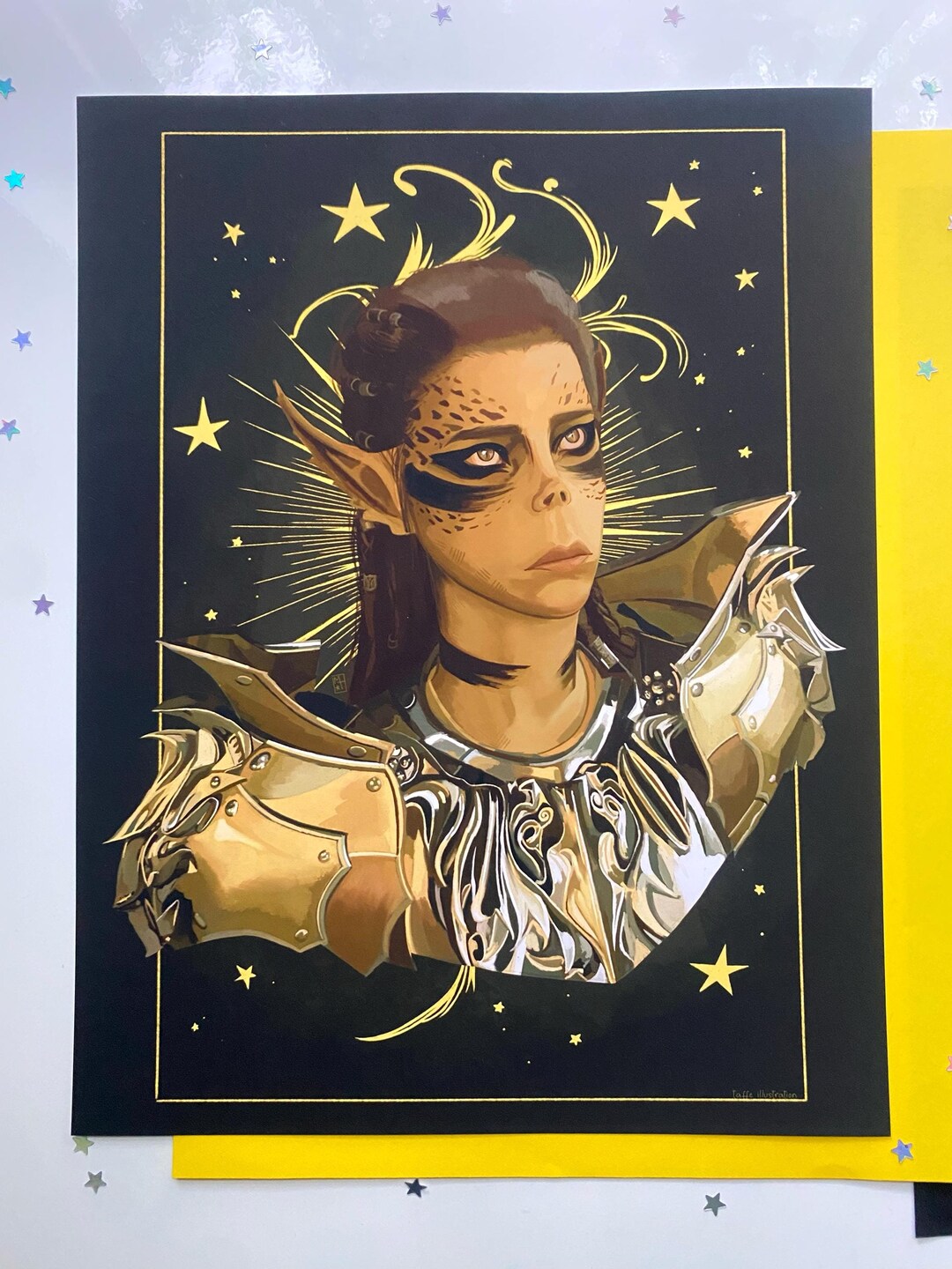 Lae'zel - Baldur's Gate 3 Fanart Art Print - Etsy UK