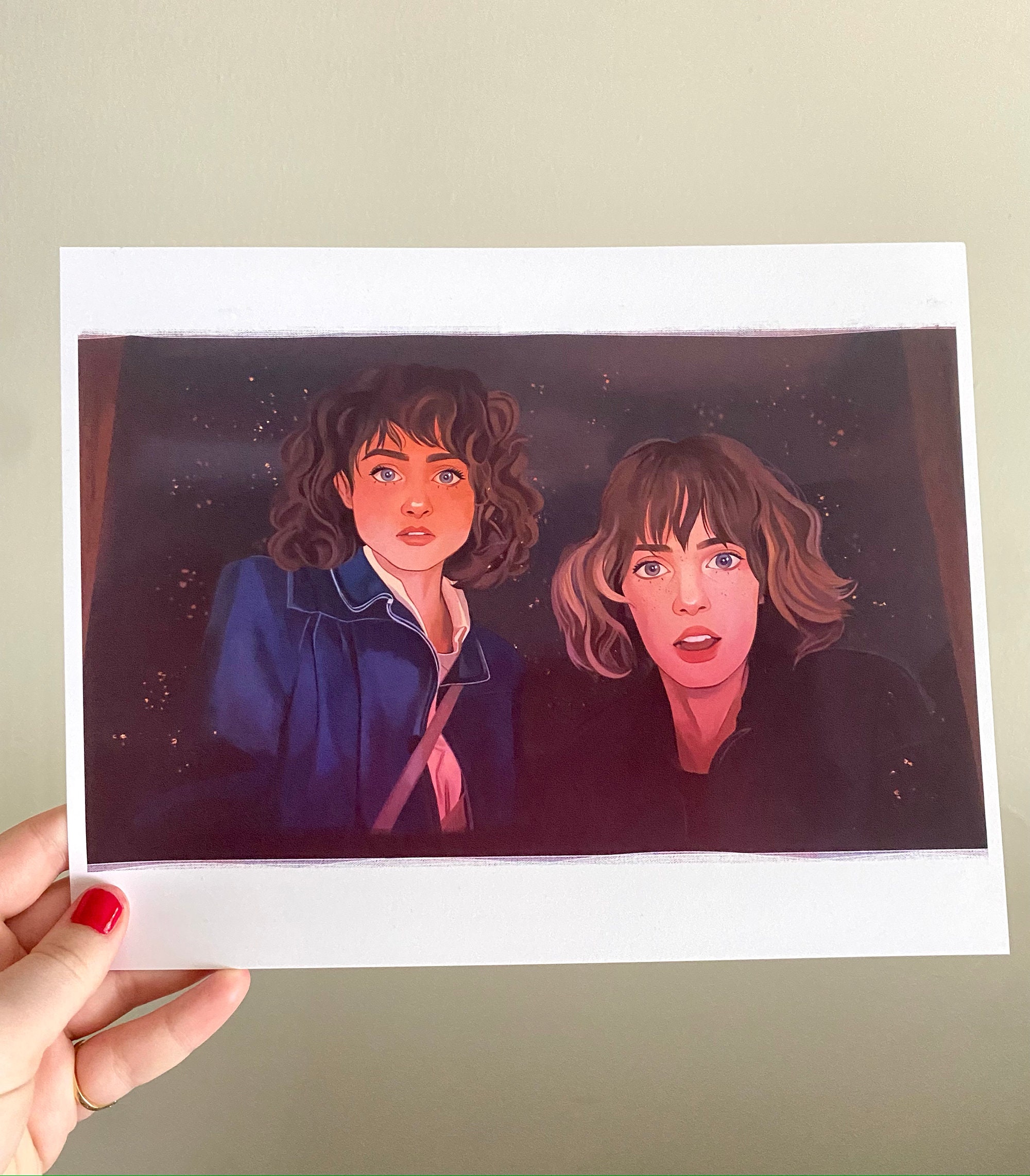 Robin Buckley and Nancy Wheeler Stranger Things Art Print - Etsy