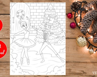 Nutcracker Ballet Coloring Page