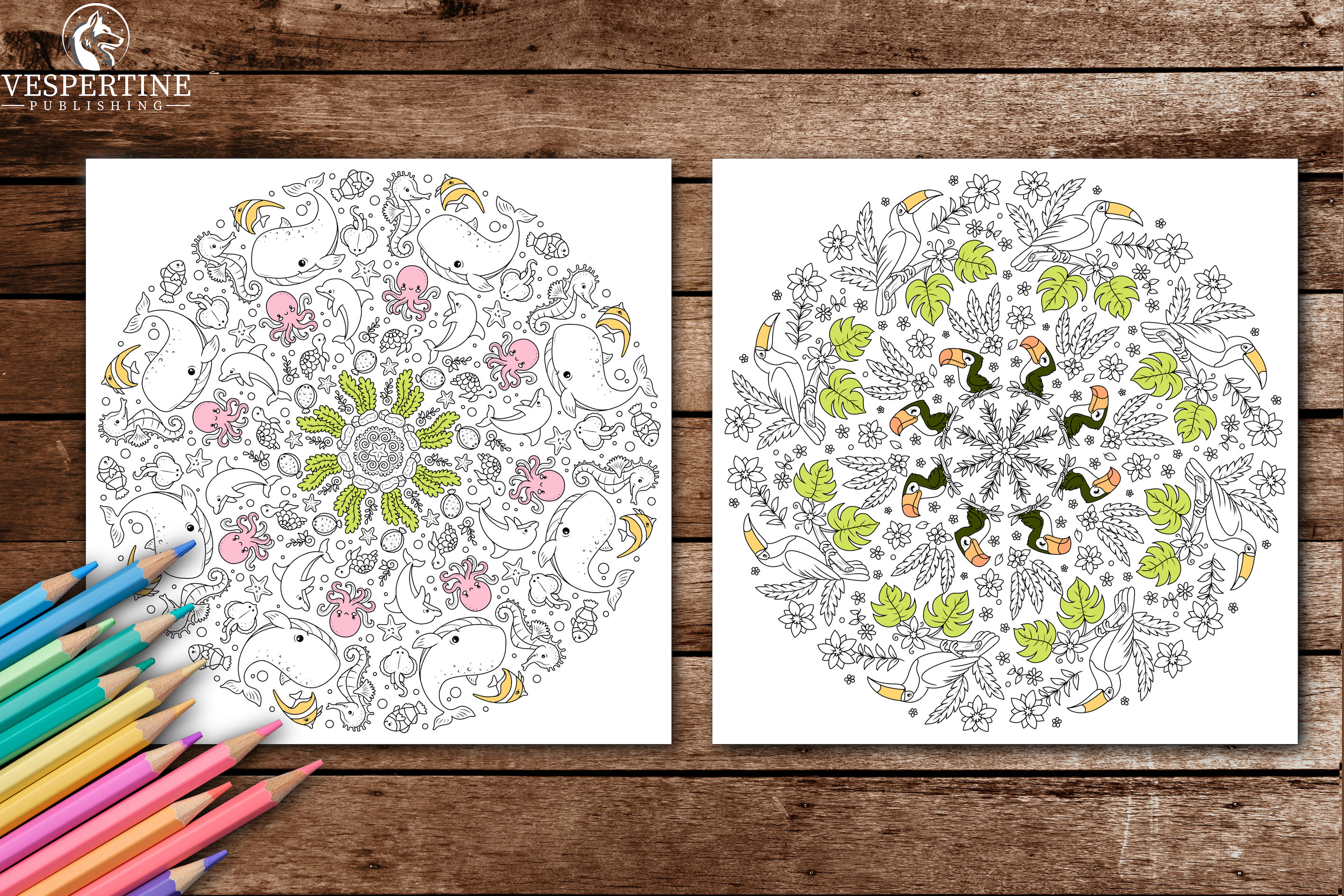 Adorable Mandalas Cute Summer Time Coloring Book for Adults - Etsy