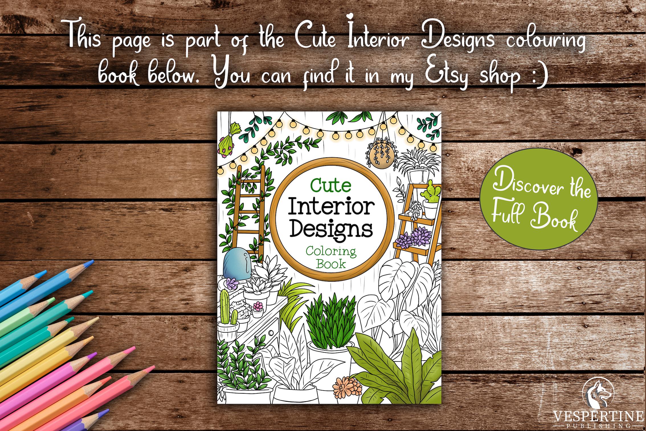 Cute Interior Design Coloring Page for Adults | Cozy Boho Home ...