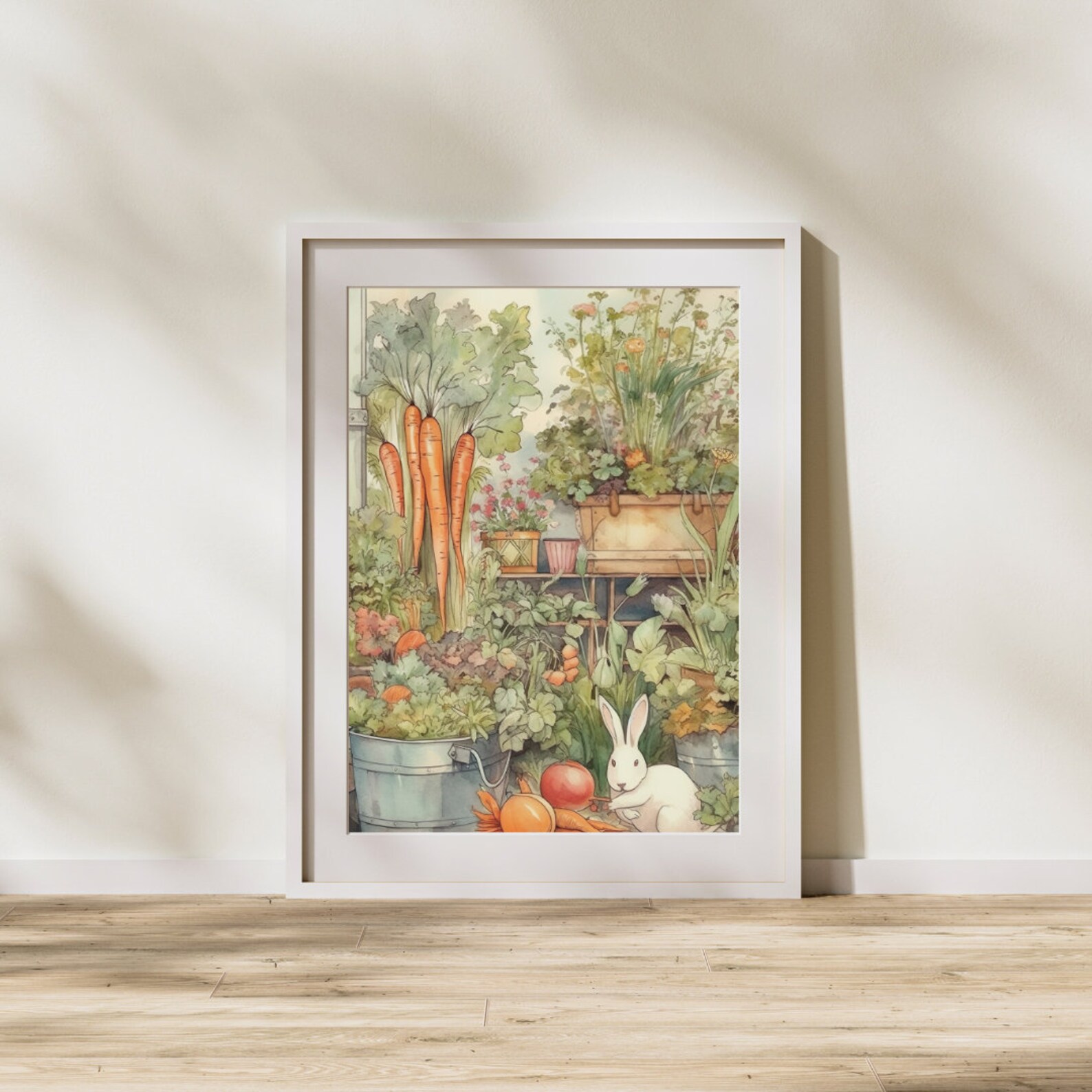 Cottagecore Wall Art, Set of 6 Prints, Watercolor Style, Floral Garden ...