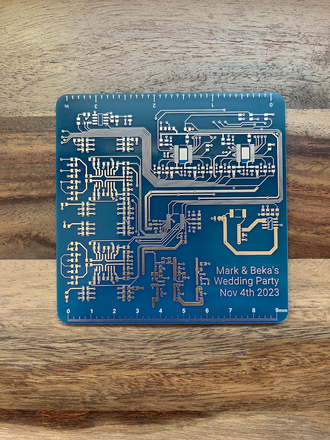 Circuit Board Coasters Customized Text Coffee Tea Computer Gift Glasses ...