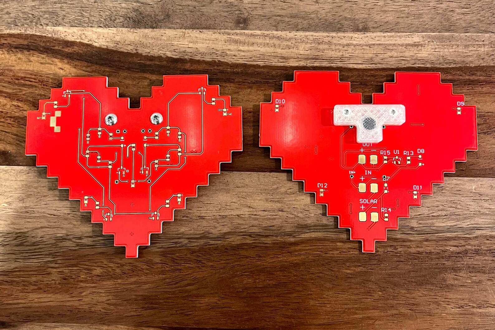 8-bit Pixel PCB Heart Magnet Kitchen Love Computer Gift Tech - Etsy