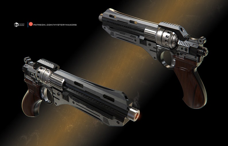 Beebox Bounty Hunter Custom Star Wars Inspired Blaster Raw 3D - Etsy