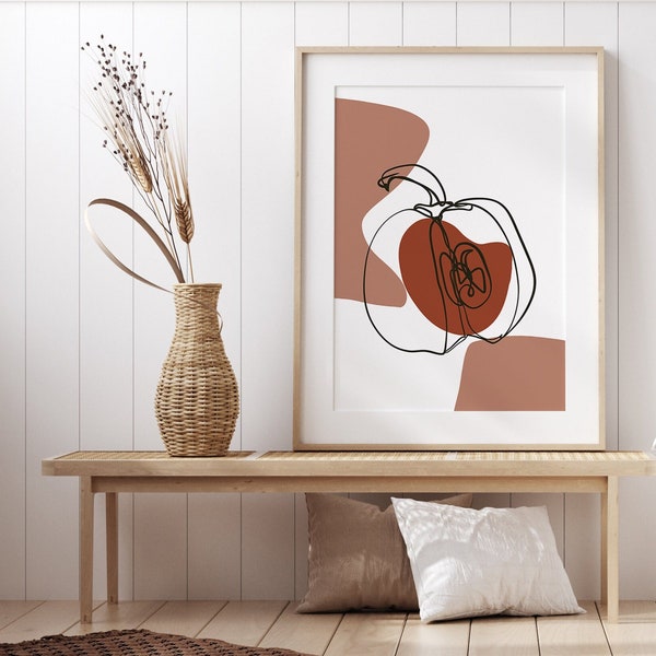 Line Art Autumn - Etsy