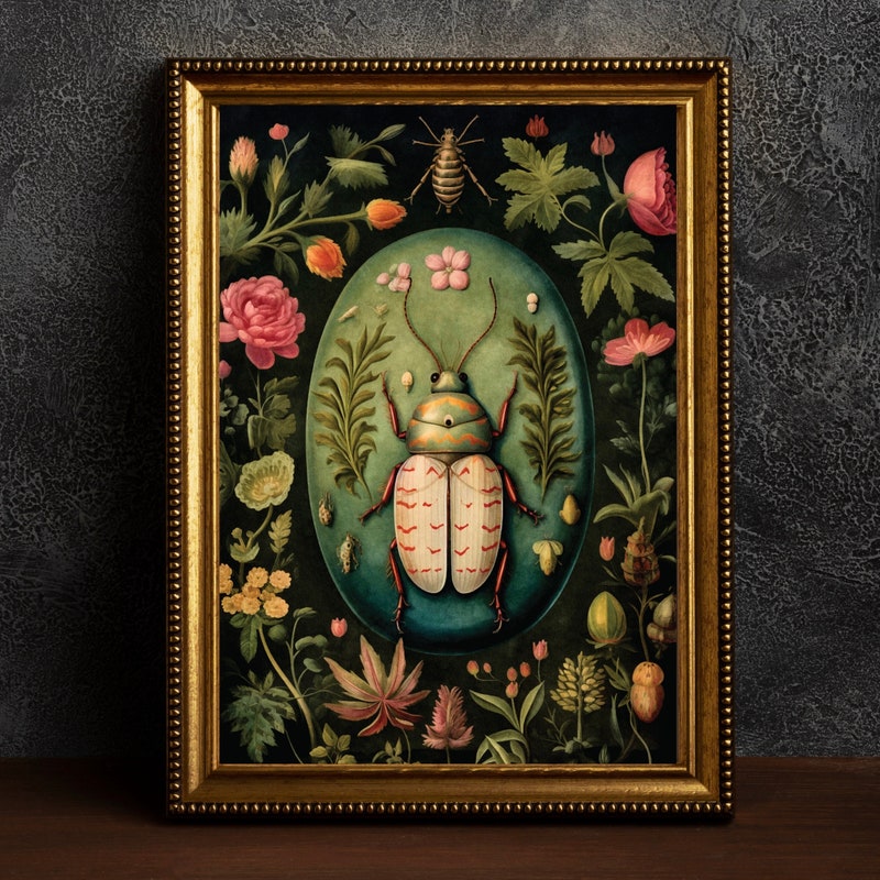 Beetle Art - Etsy