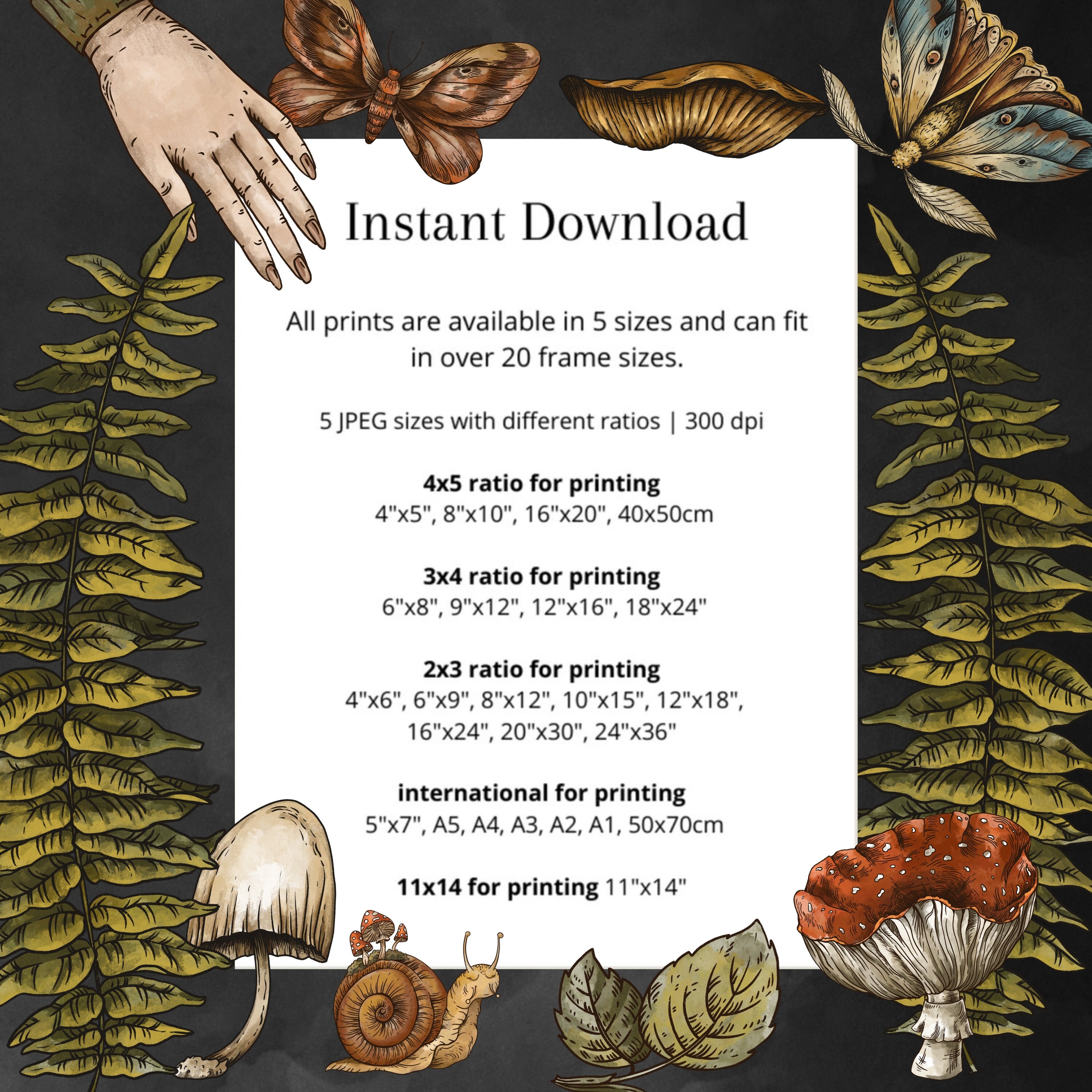 Rabbit Magical Forest Cottagecore Print, Forestcore Decor, Printable ...