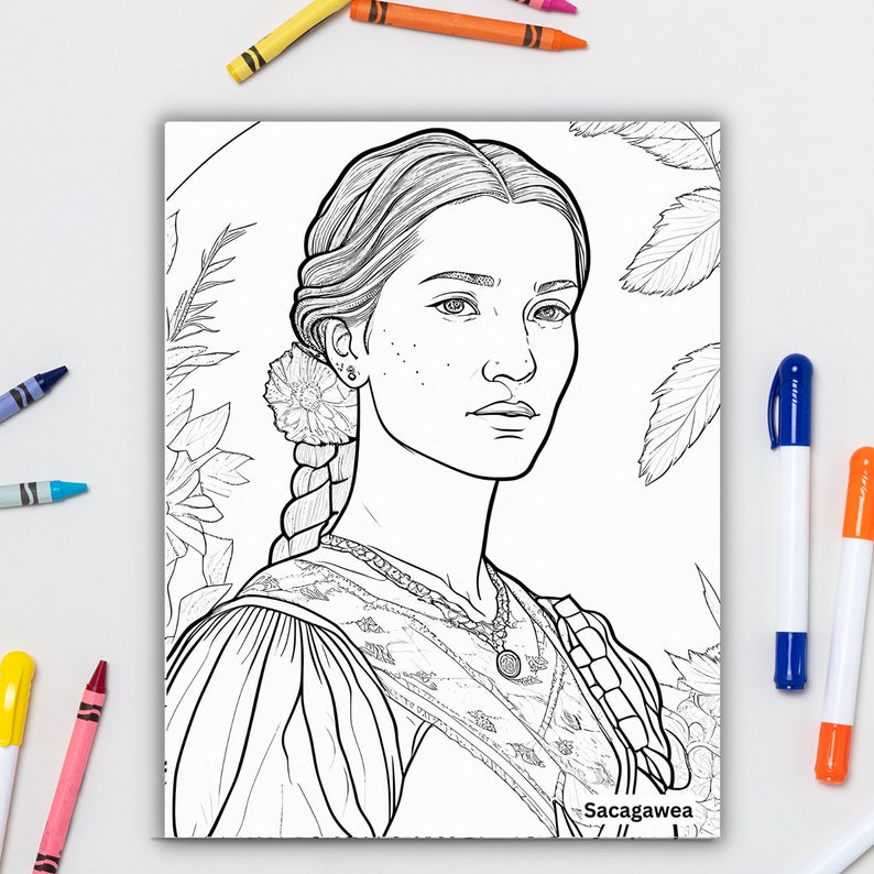 Women in History Digital Download, Influential Women Coloring Pages ...
