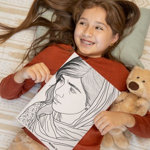 Malala Coloring Page, Influential Women in History Coloring Pages ...
