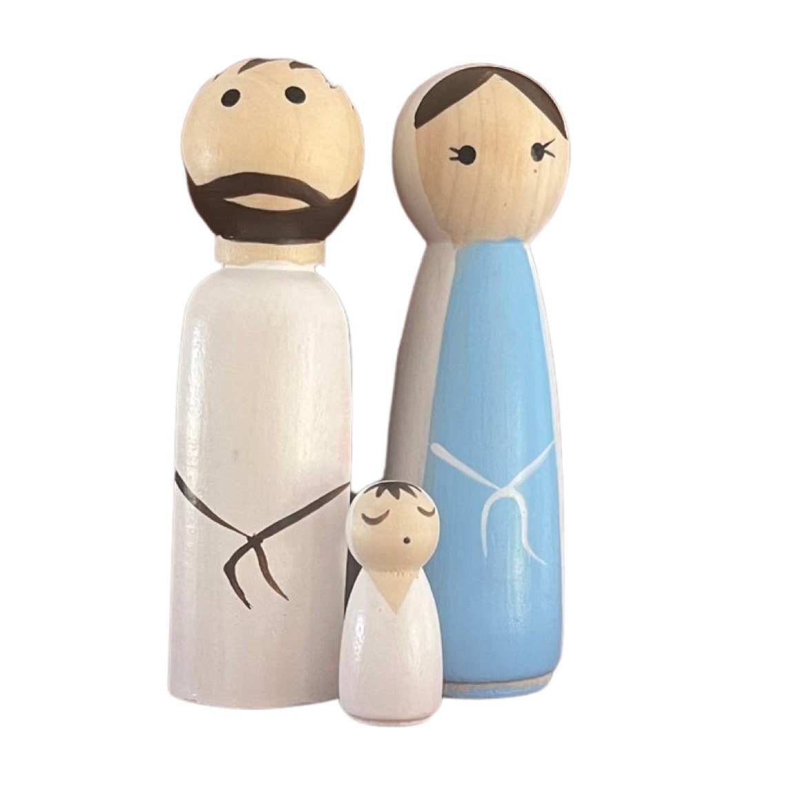 Nativity Set, Peg Doll Nativity, Christmas Set, Nativity Set for Kids ...