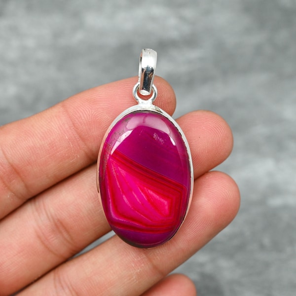 Pink Banded Agate - Etsy