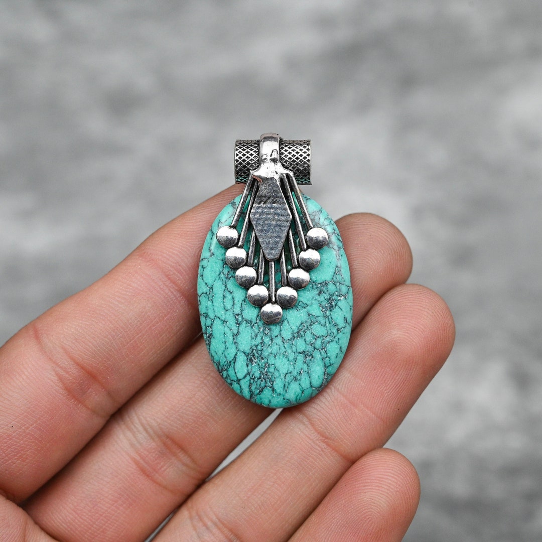 Santa Rosa Turquoise Pendant 925 Sterling Silver Pendant Turquoise ...
