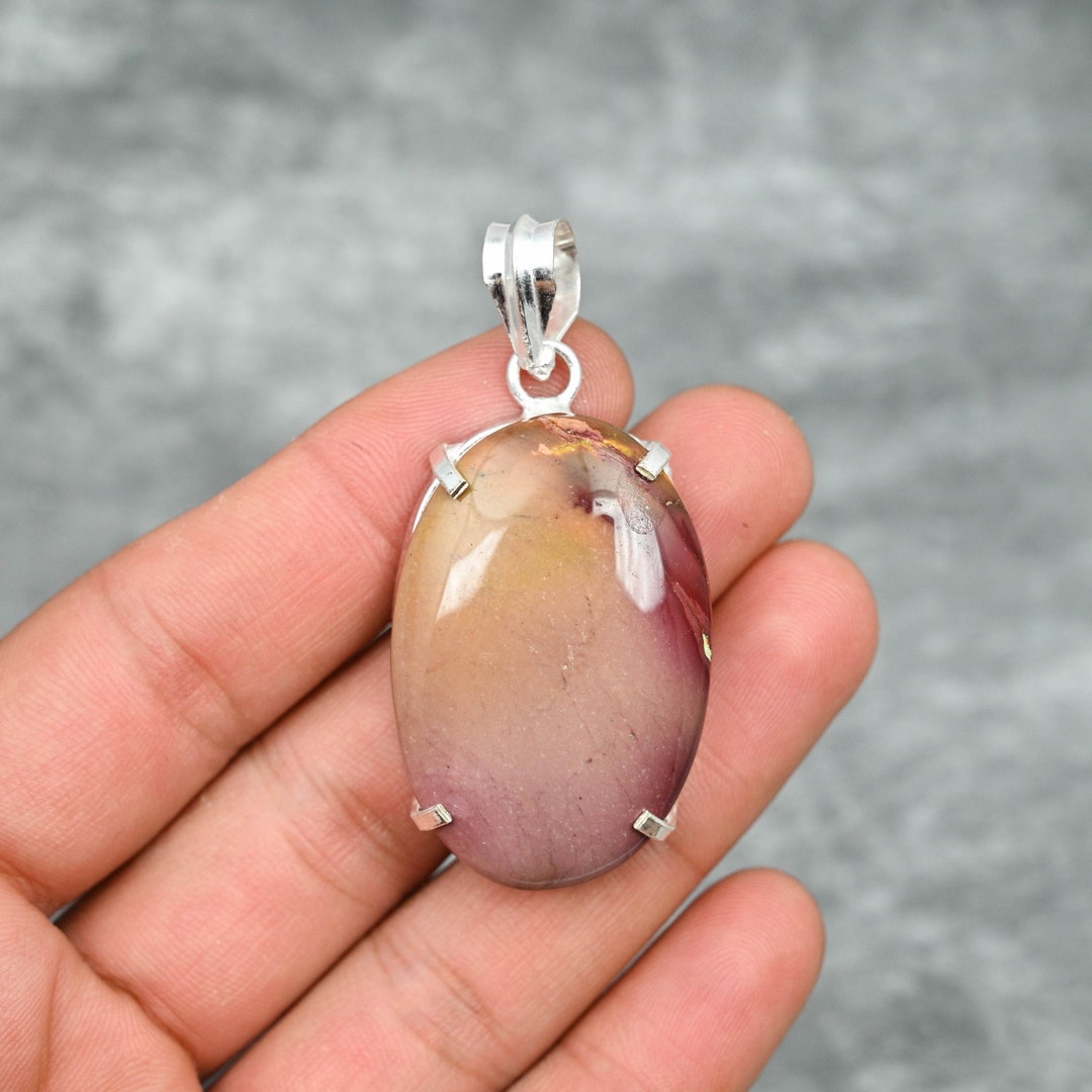 Mookaite Pendant 925 Sterling Silver Pendant Mookaite Gemstone Pendant ...
