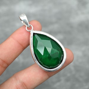 Chrome Diopside Pendant 925 Sterling Silver Pendant Chrome Diopside ...