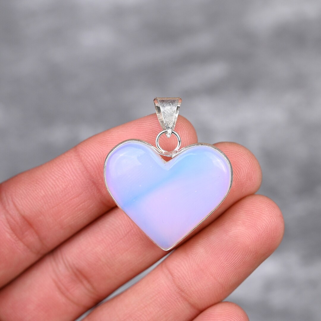 Milky Opal Pendant 925 Sterling Silver Pendant Necklace Milky Opal ...