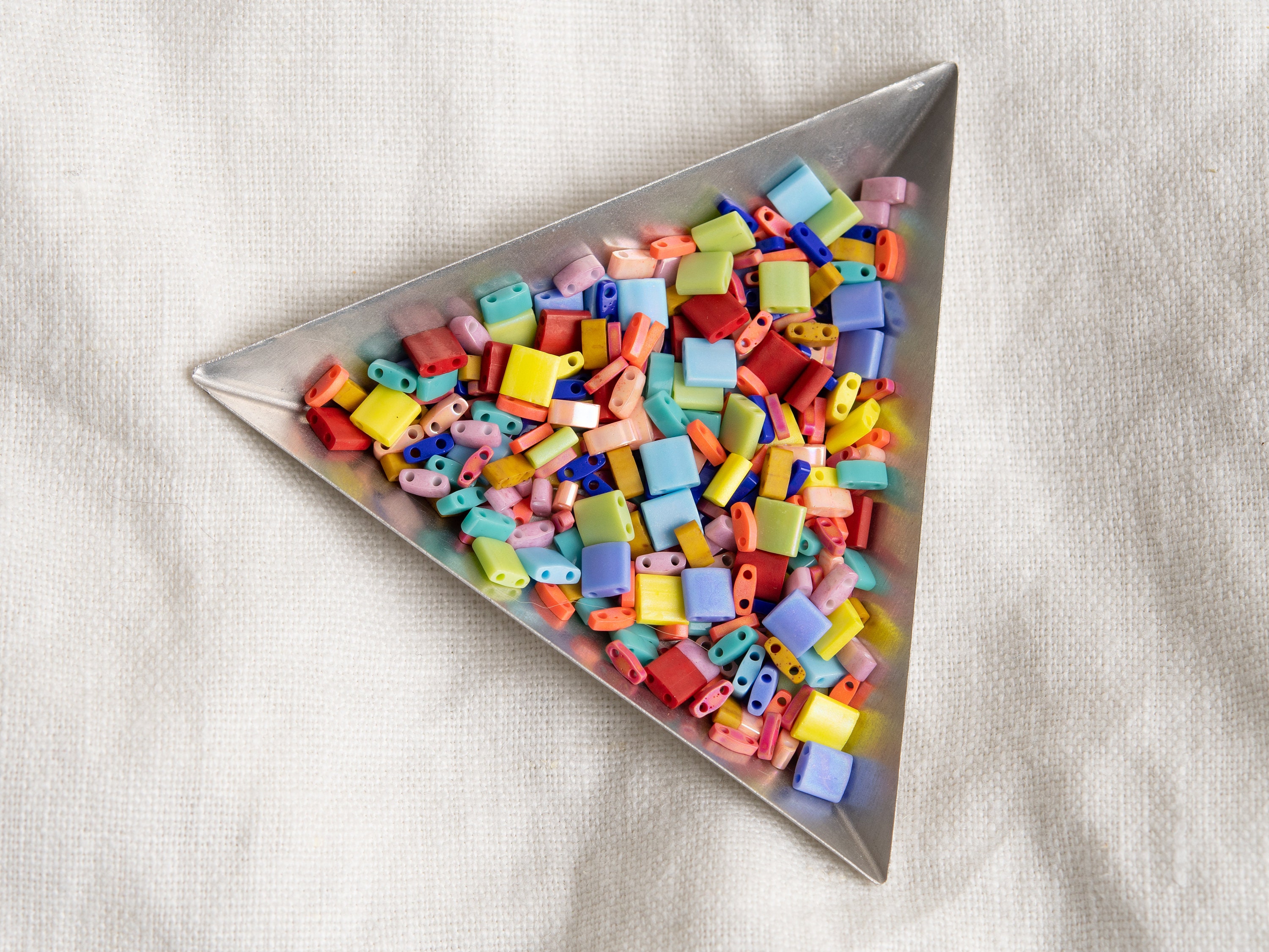 Tila Bead Custom Mix - Rainbow Bead Flat Tile Beads - 12g Bead Mix - Etsy