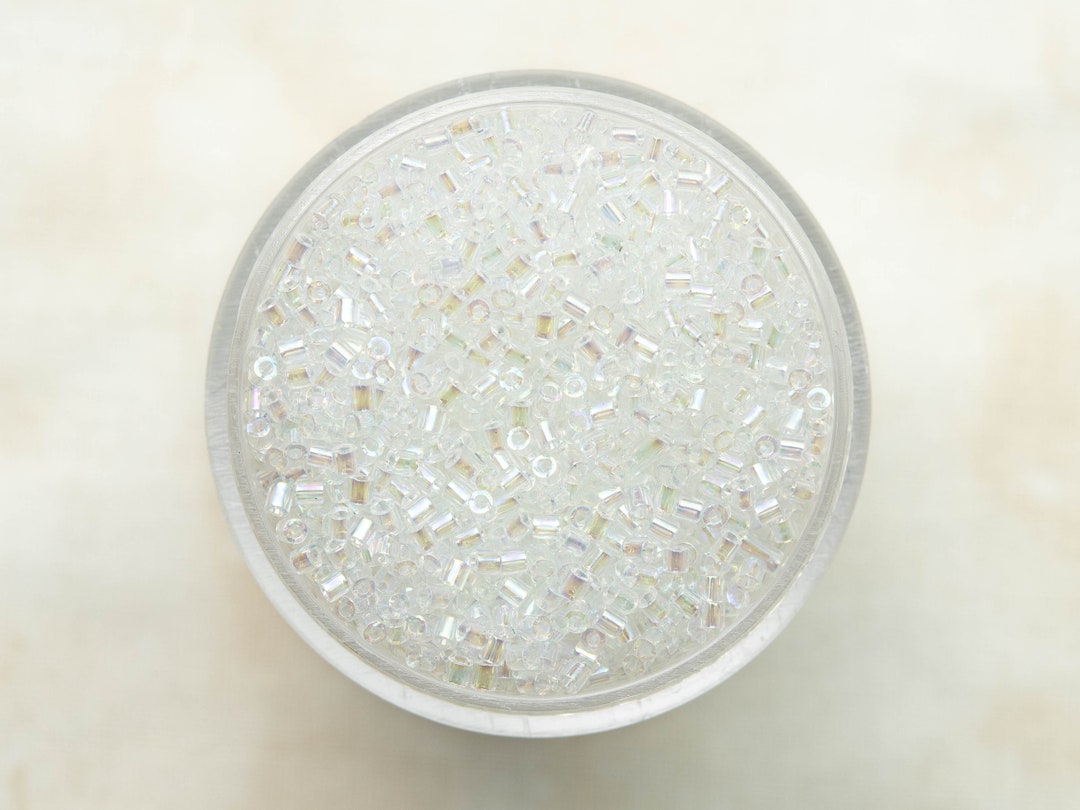 Miyuki 1.5mm Bugle Beads - Crystal AB - BGL-250 - Etsy