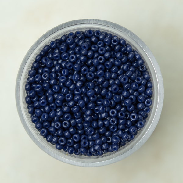 Navy Beads - Etsy