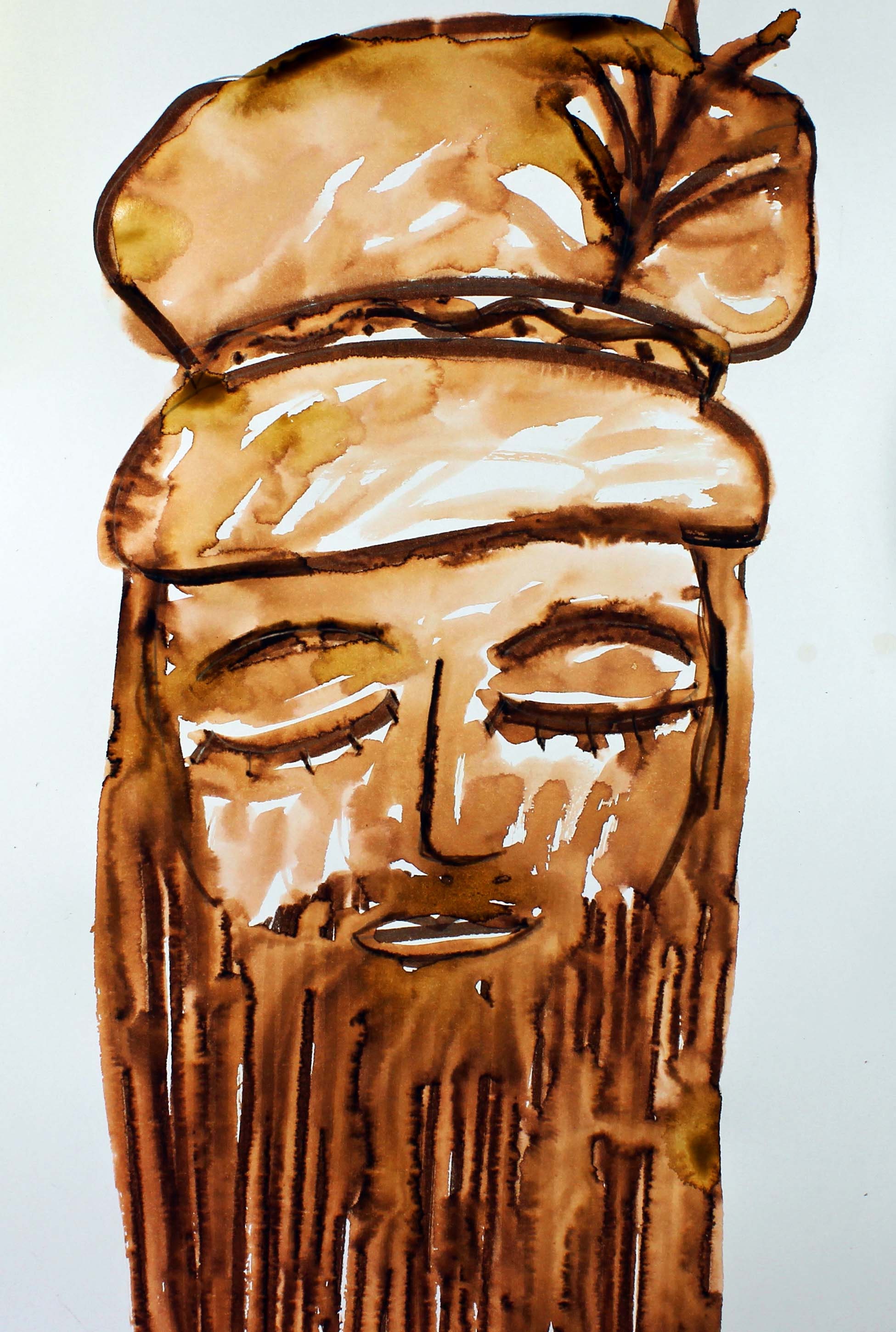 GENTLEMAN Kids Art Lesson Step-by-step Drawing & Painting With Markers ...