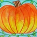 BIG PUMPKIN Kids Art Lesson Drawing & Watercolor Painting Project ...