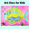 HOOT OWL Kids Art Lesson Step-by-step Drawing & Watercolor Painting ...