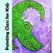 ALLIGATOR EASY Kids Art Lesson Step-by-step Drawing & Acrylic Painting ...