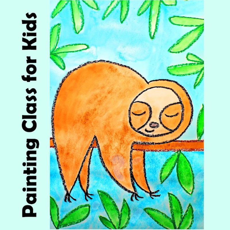 Sloth Painting - Etsy