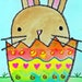 EASTER BUNNY in an EGG | Kid's Video Art Lesson | Drawing & Watercolor ...