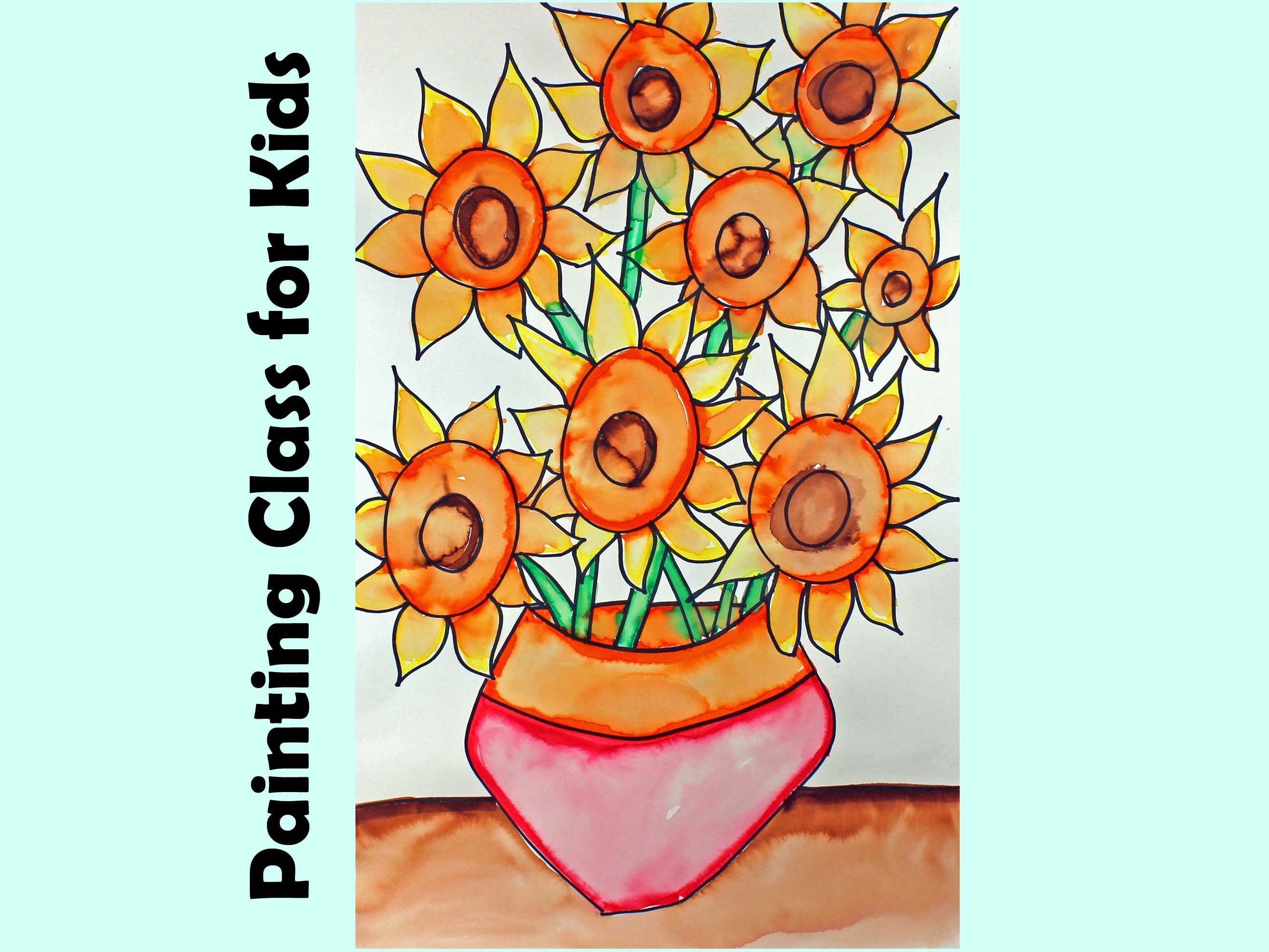 Van Gogh Sunflowers For Kids