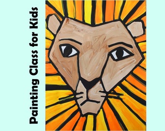 Shark Watercolor Painting Project: Kids Art Lesson (digital Download ...