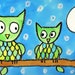 LITTLE NIGHT OWLS Kids Art Lesson Step-by-step Drawing & Watercolor ...