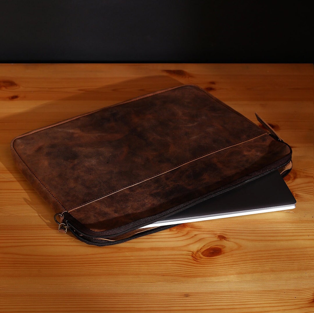 Genuine Leather MacBook Sleeve 13 Inch MacBook Case 15 Inch Laptop ...