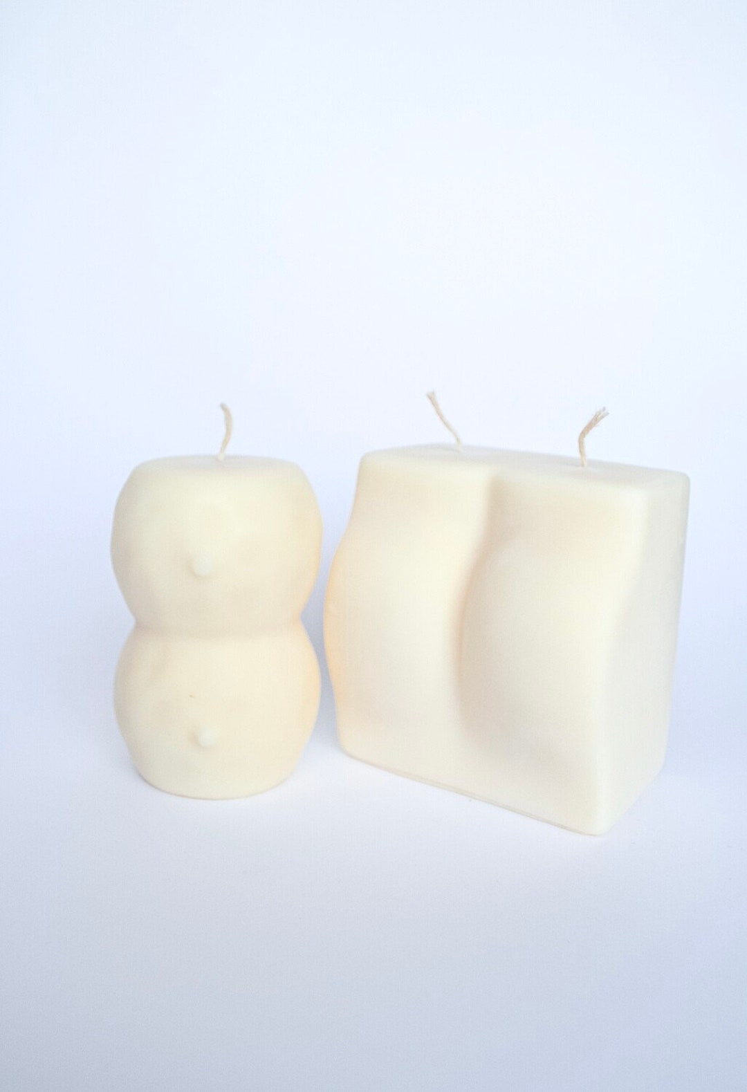 Female Body Butt and Breast Candle Set, Woman Body Shaped Candles, Body ...