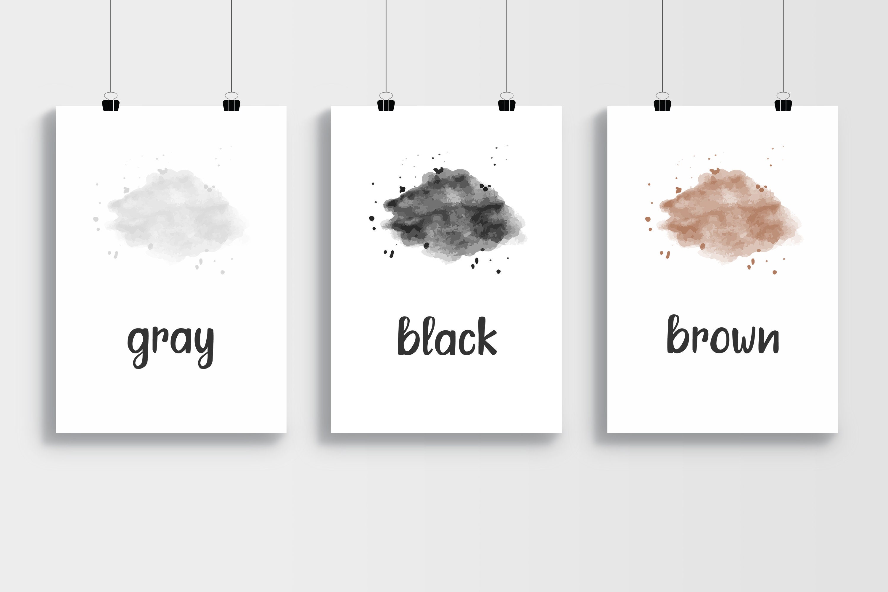 Color Flashcards Digital Download Printable Flashcards Preschool ...