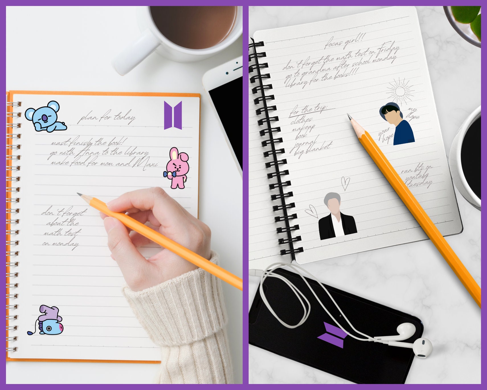 BTS STICKERS, Downloadable and Printable Stickers, Stickers With ...