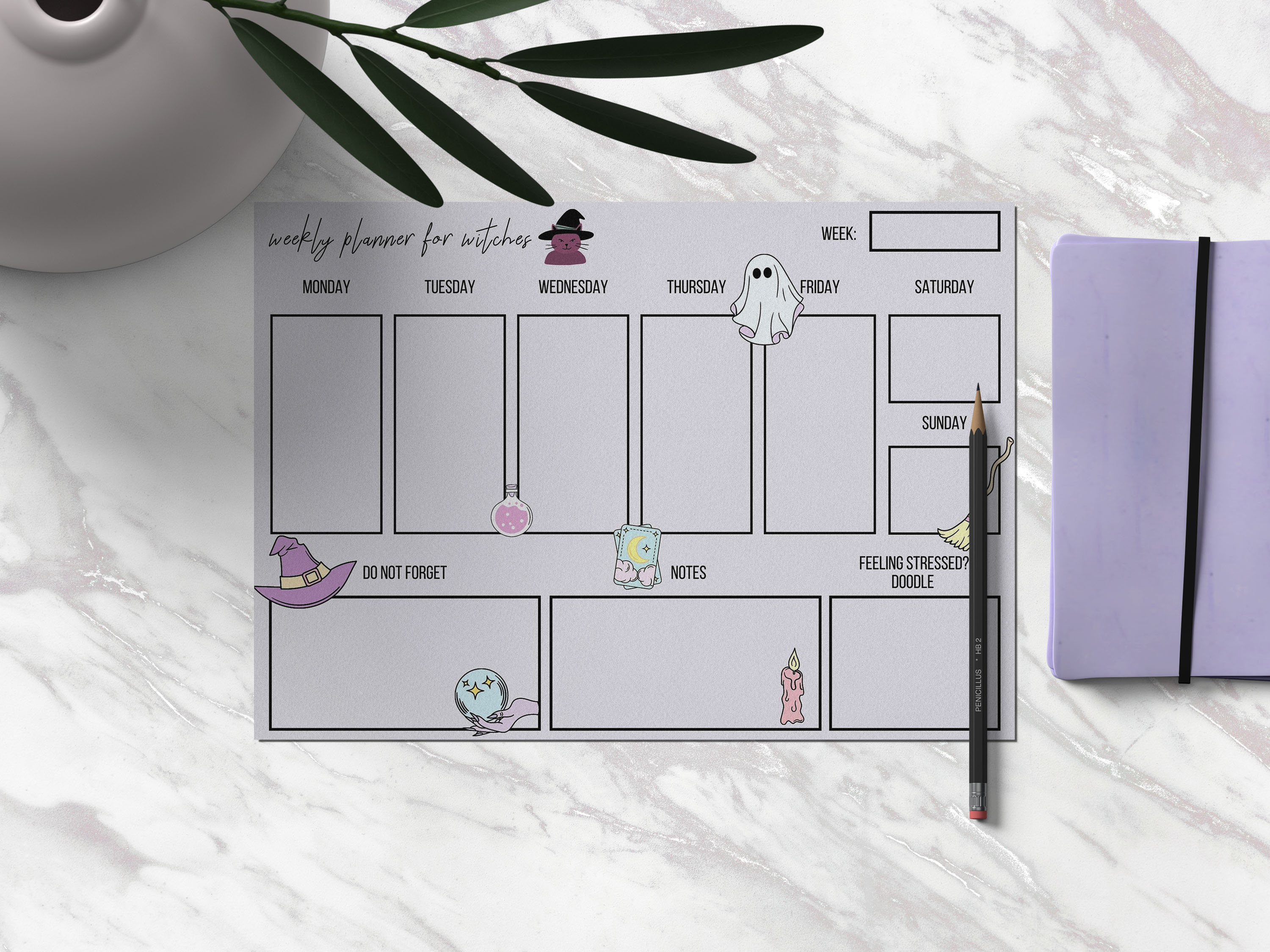 Weekly Printable Planner | Task Planner | Autumn Weekly Planner ...