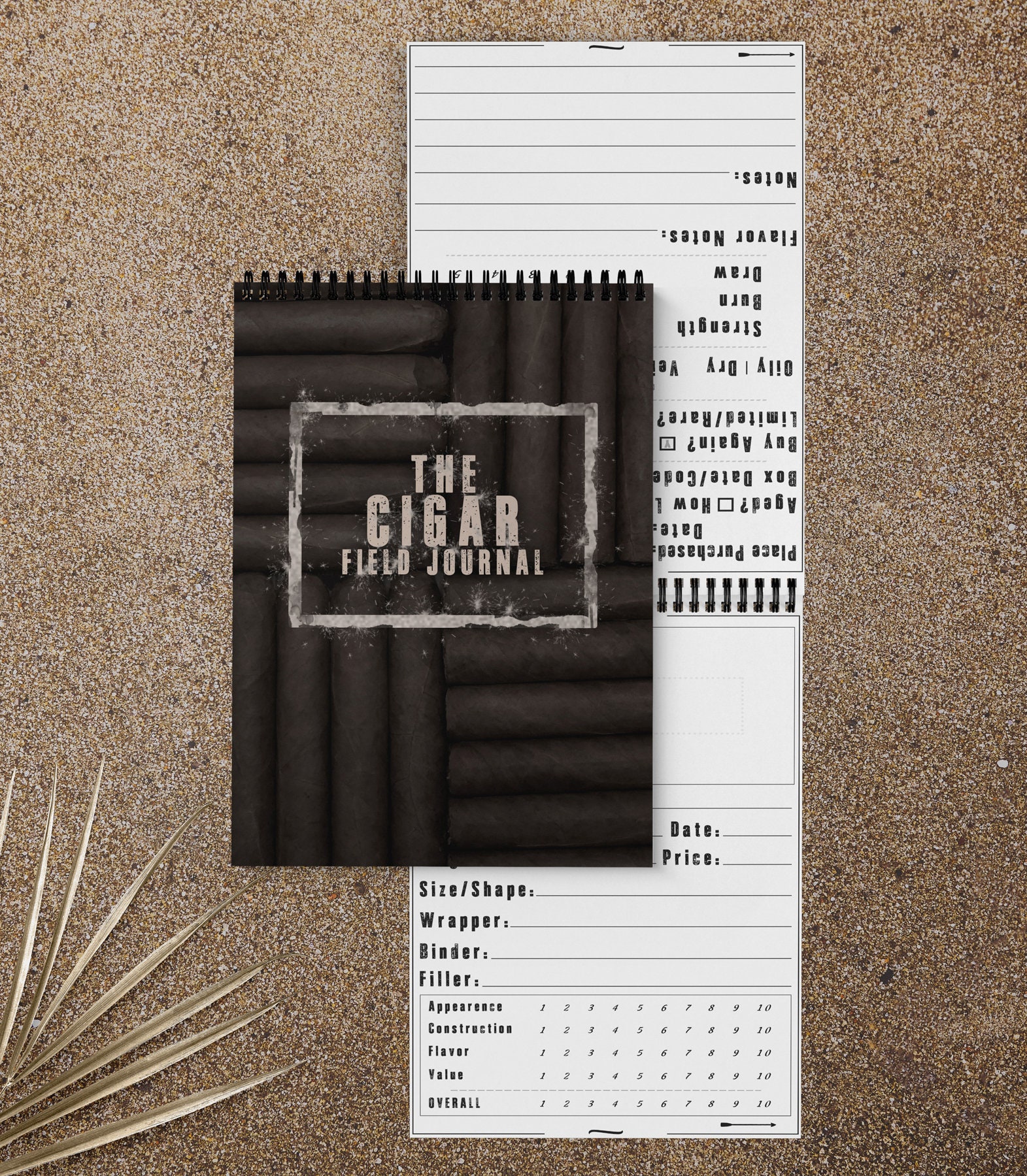 The Cigar Field Journal cigar Journal, Logbook, Notebook, Dossier - Etsy