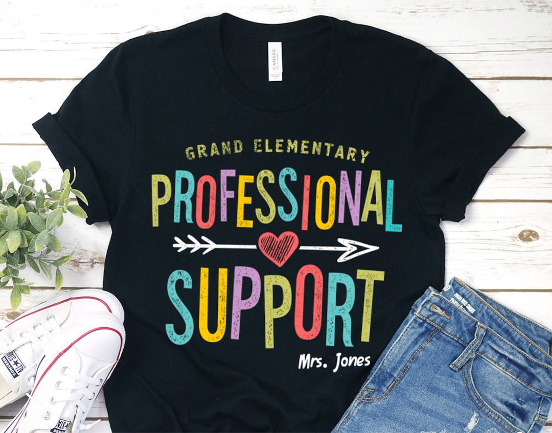 Professional Support Teacher T-shirt Print SVG (digital Download) - Etsy