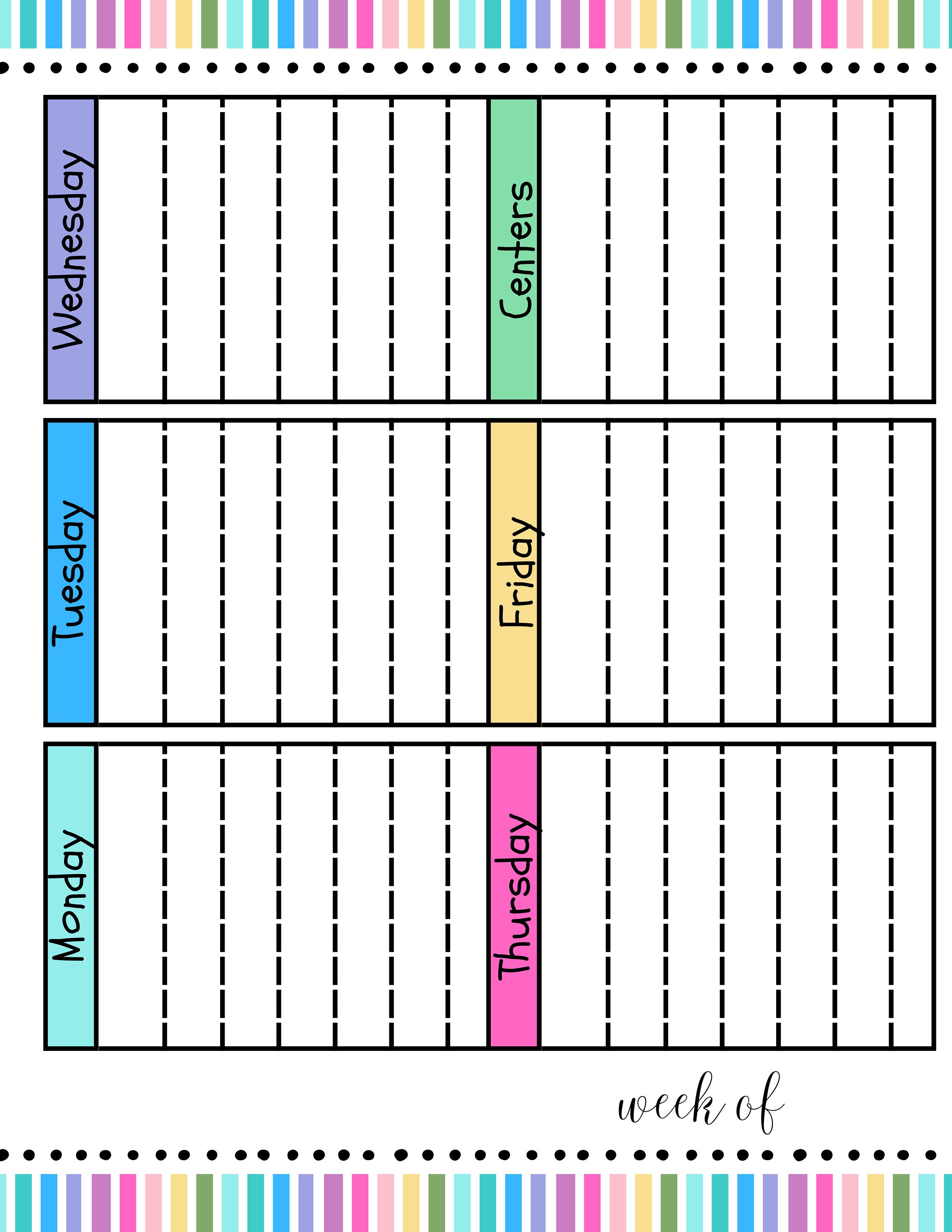 Doodle Lesson Plan Book Pages - Etsy